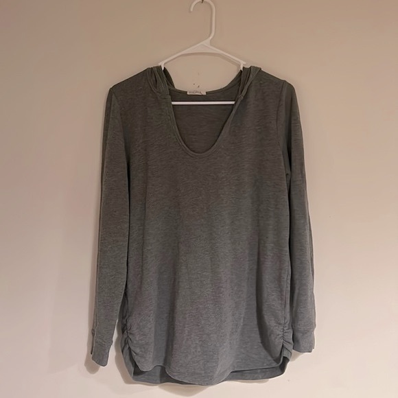 Barefoot Dreams | Tops | Barefoot Dreams Luxe Lounge Scrunch Hoodie ...